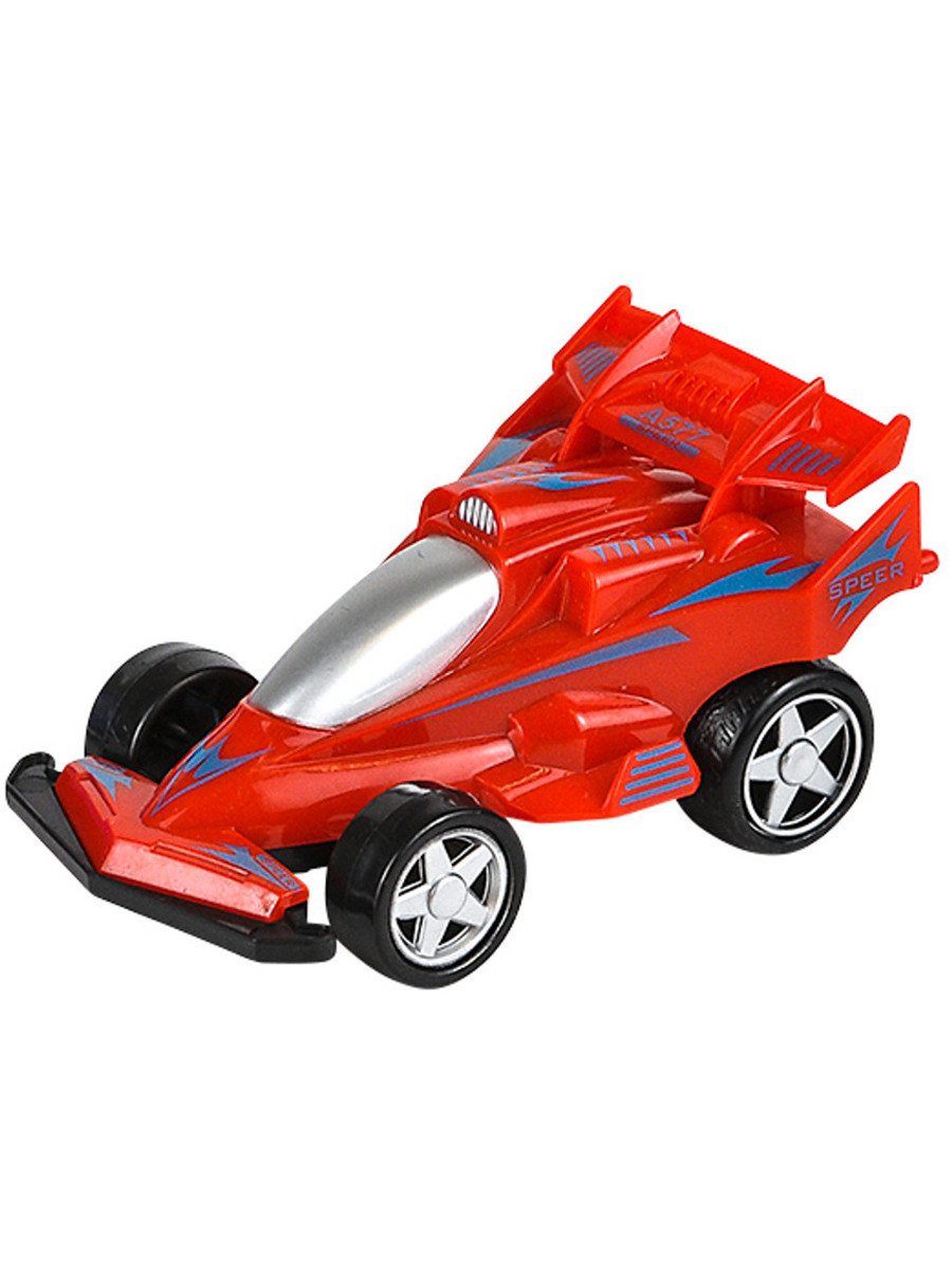 Rev Up And Go 4" Red Formula One Race Car