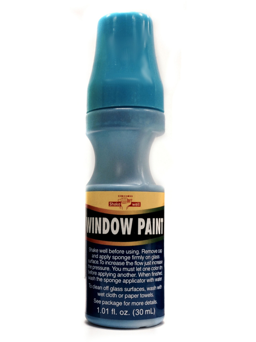 Blue Water Washable Window Paint