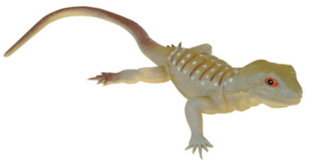 14" Grey PVC Lizard