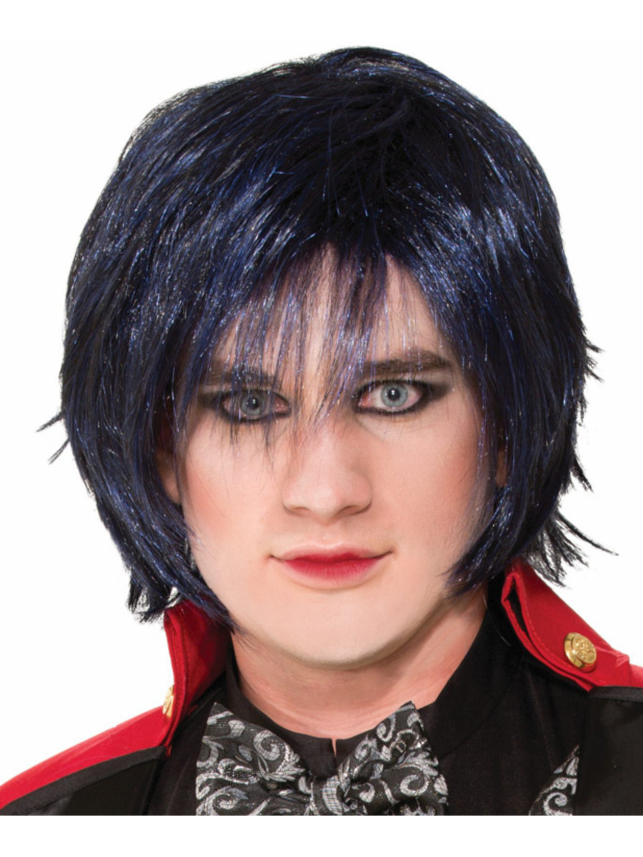 Indigo Night Messy Bob Wig