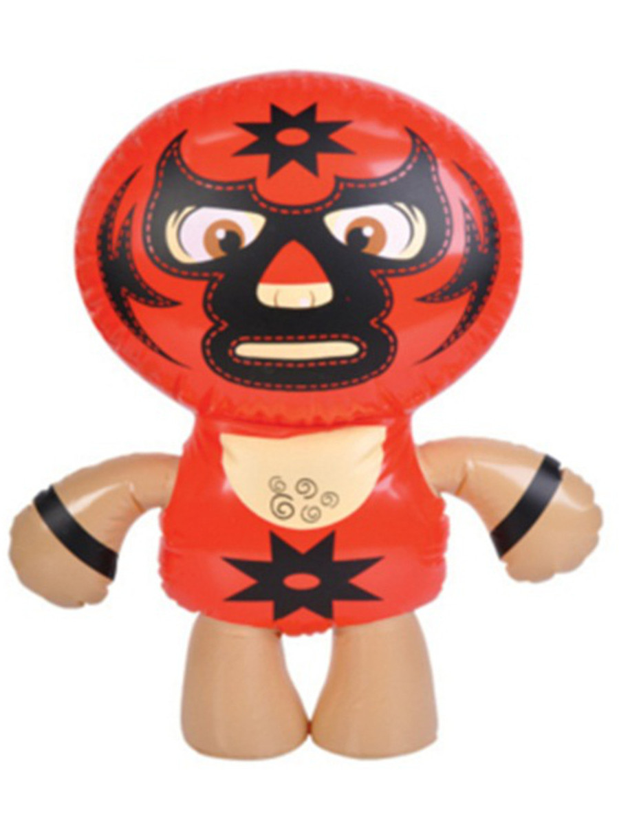 24" Red Inflatable Wrestler Decoration