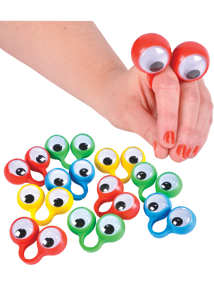Dozen Set Finger Eye Puppet Toys