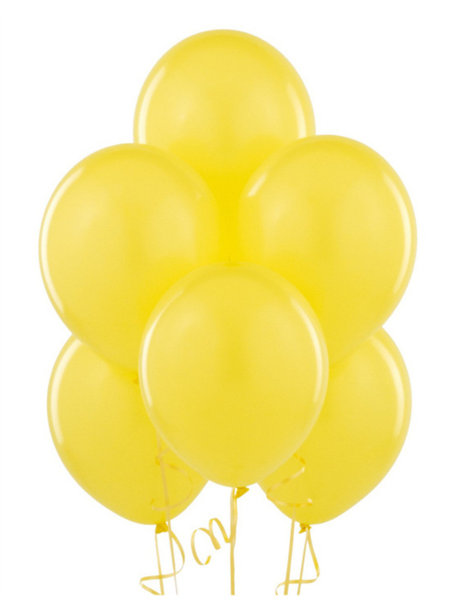 One Gross (144) Yellow Latex 11" Party Balloons