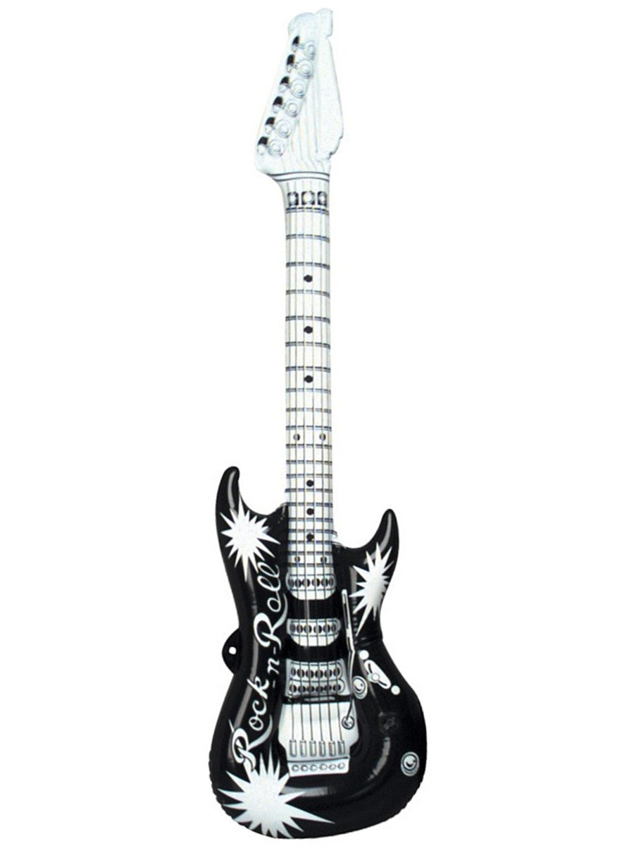 Black 42" Inflatable Decoration Guitar