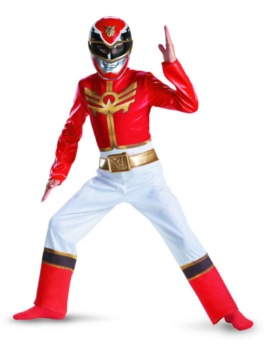 Red Power Rangers Megaforce Costume