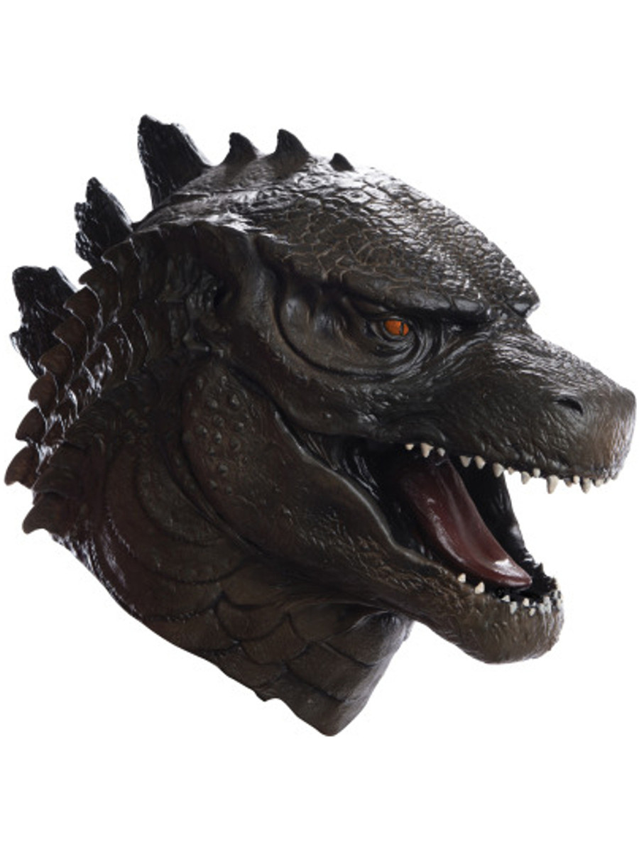 Adults Deluxe Godzilla Overhead Latex Mask
