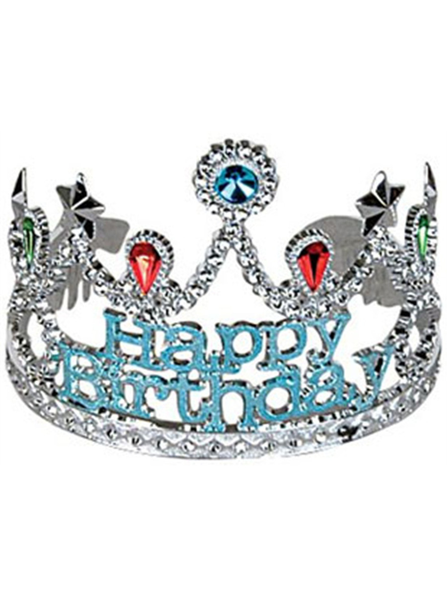 Happy Birthday Crown Tiara Princess Party Accessory Hat