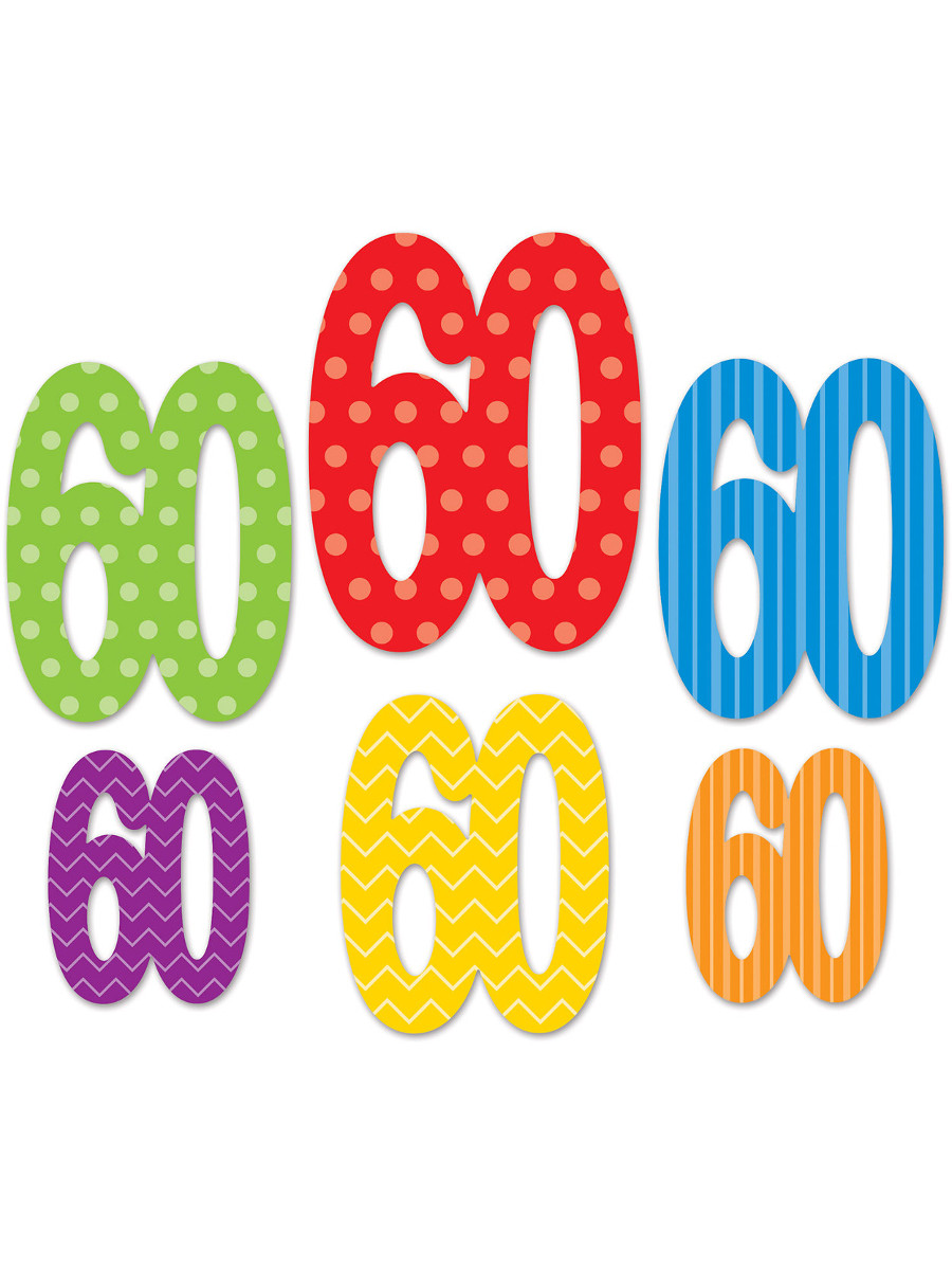 60th Birthday Sign Cutout