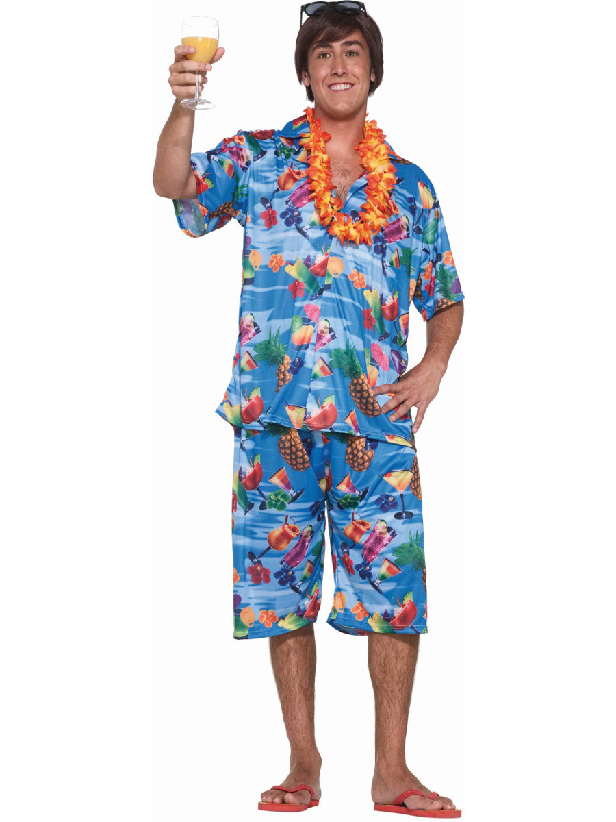 Men's Happy Hour Luau Costume