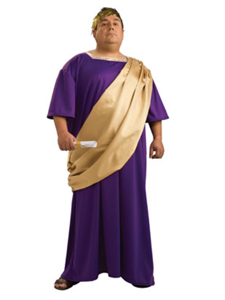 Mens Full Figure Caesar Roman Century Senator Costume