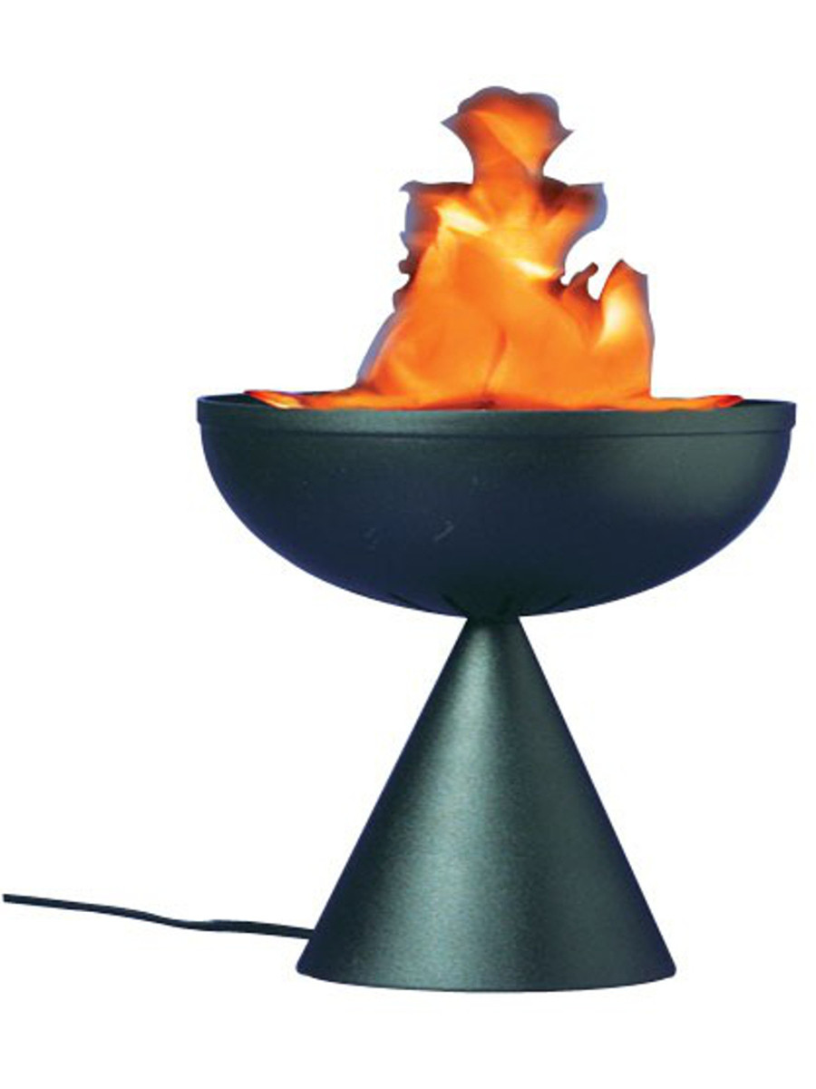Electronic Silk Table Top Flame Decor Light