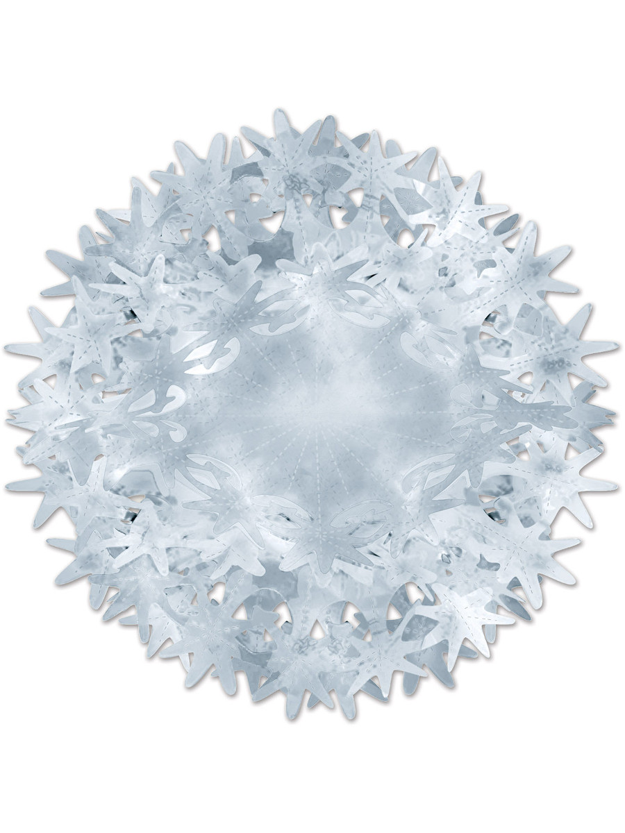 12" Silver Star Ball Burst Dangler
