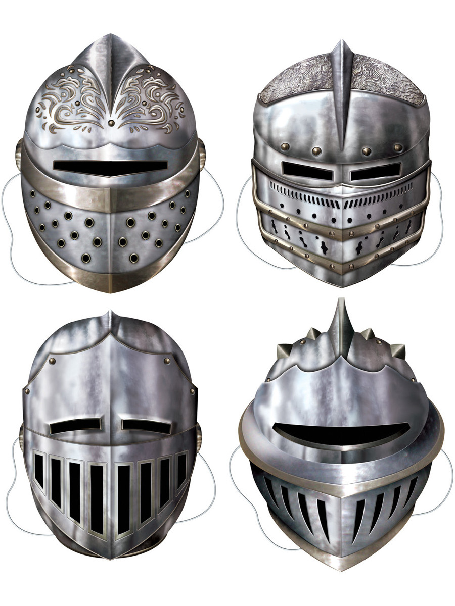 Set of 4 Knight Masks