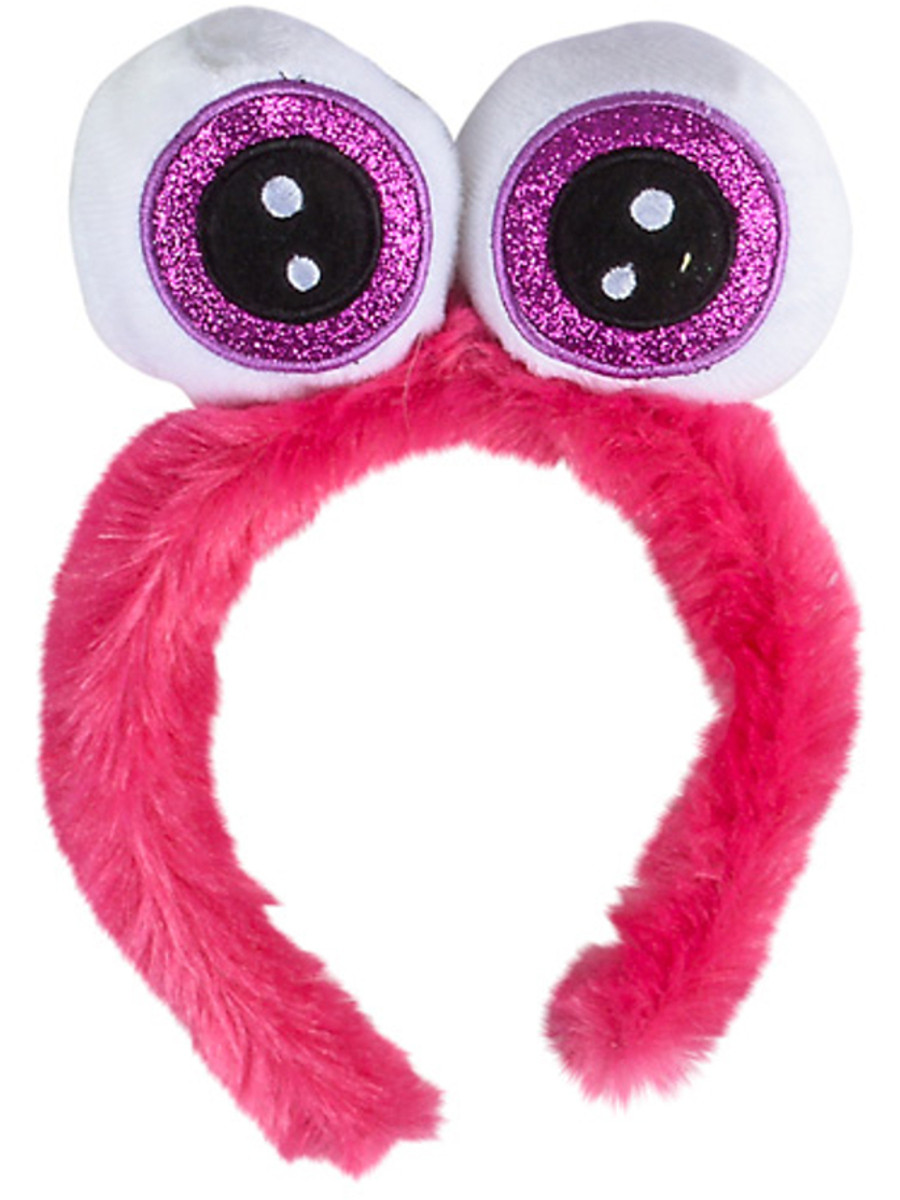 Red Monster Plush Headband