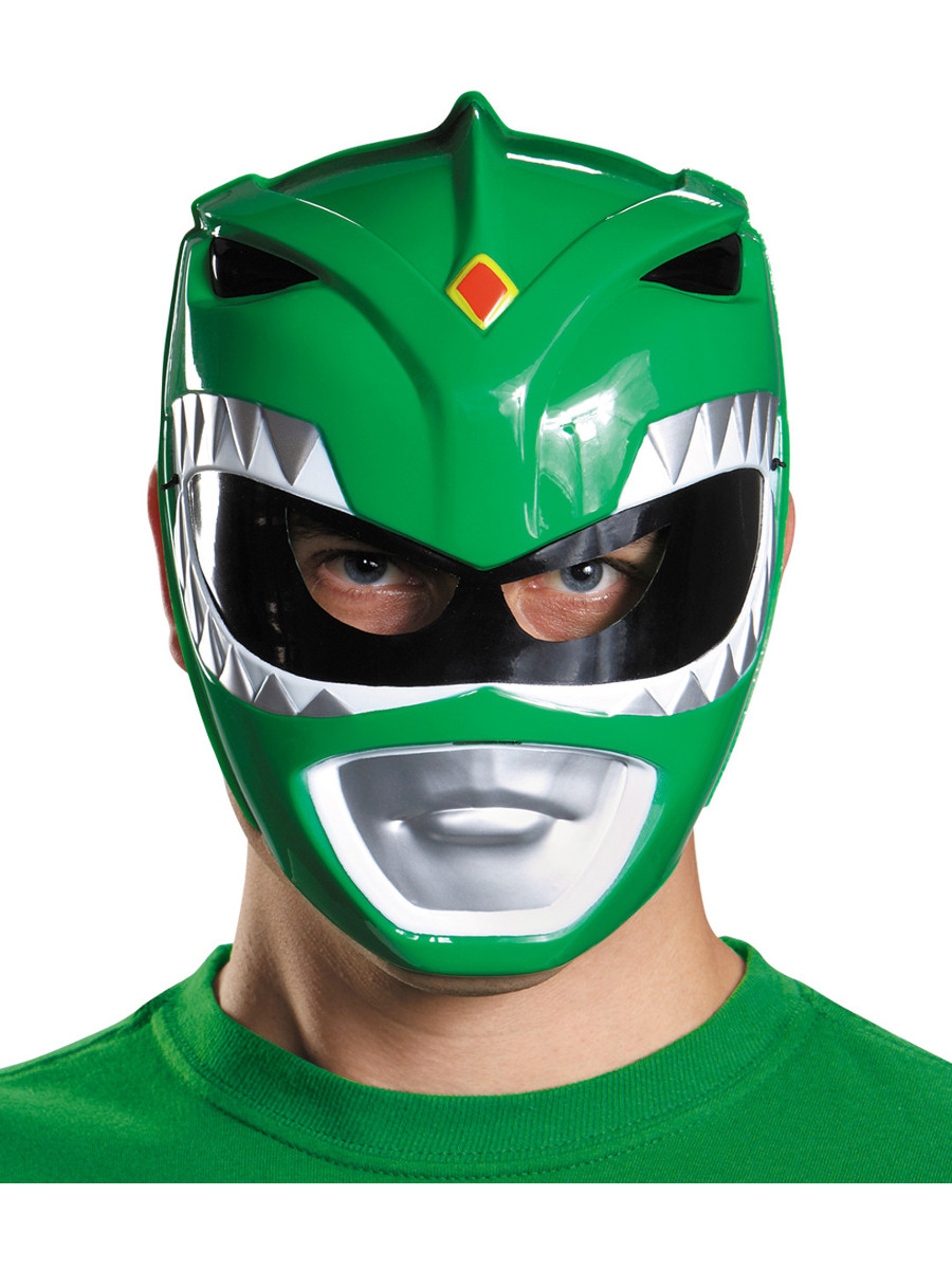 Green Mighty Morphin Power Rangers Mask