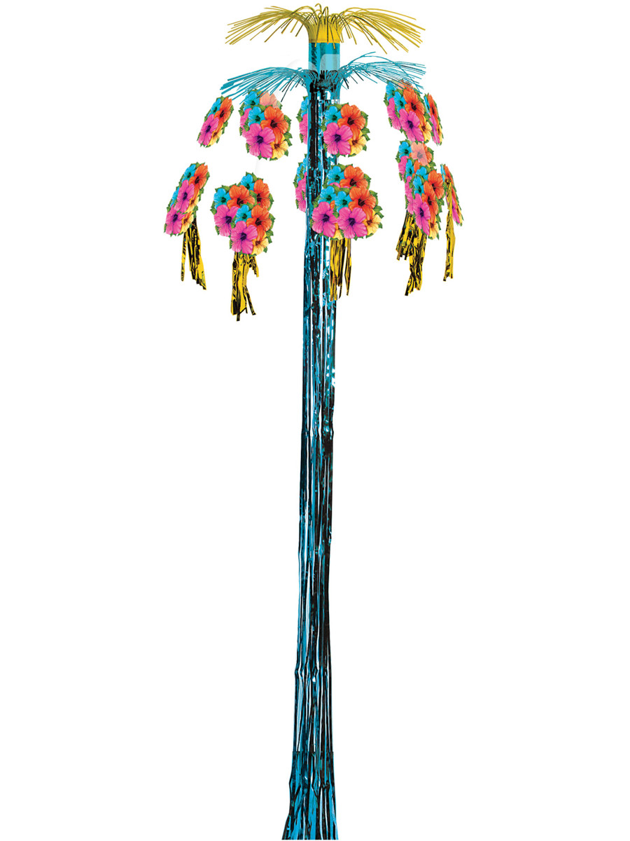 Hawaiian Hibiscus Flower Cascade Fountain