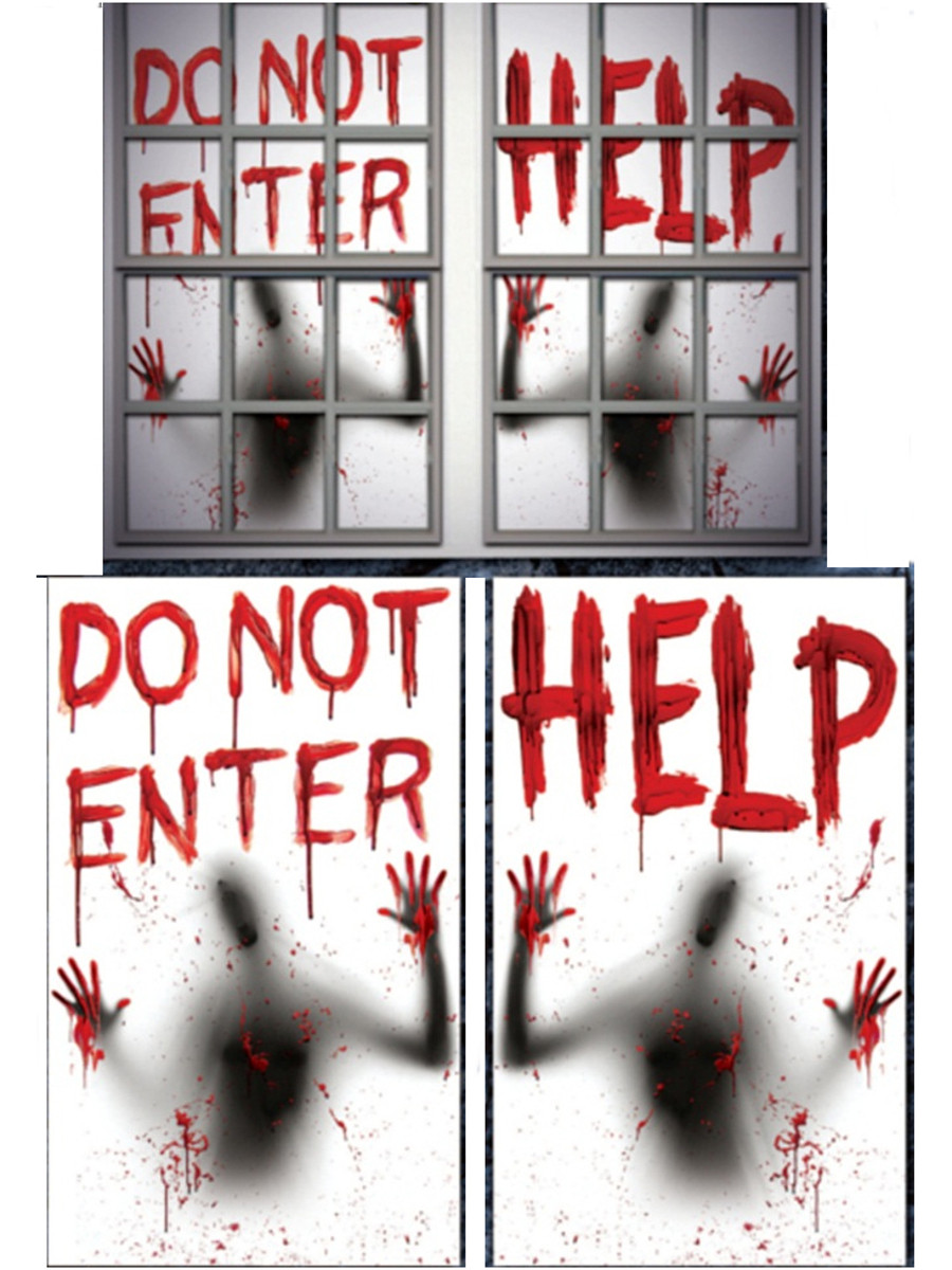 Bloody Window Decal