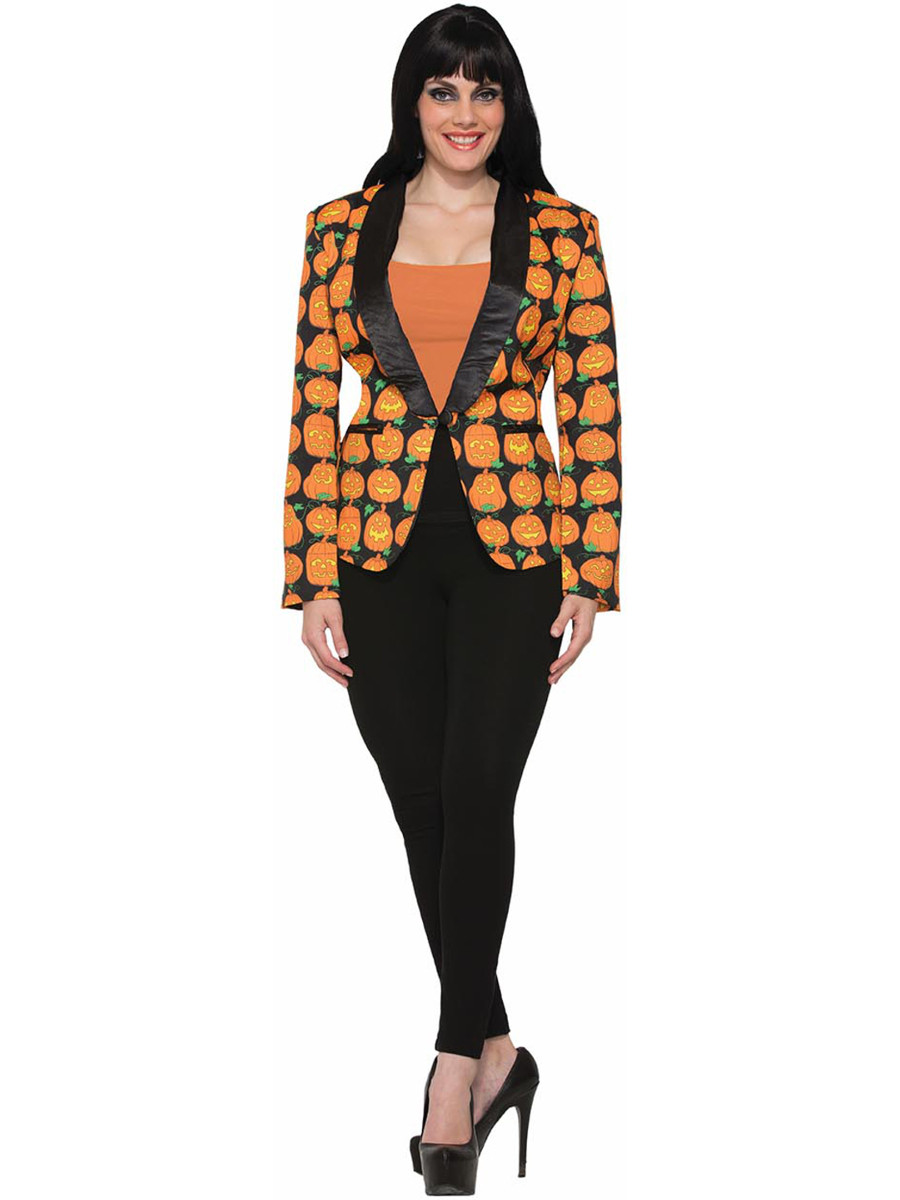 Women's Pumpkin Blazer Jacket