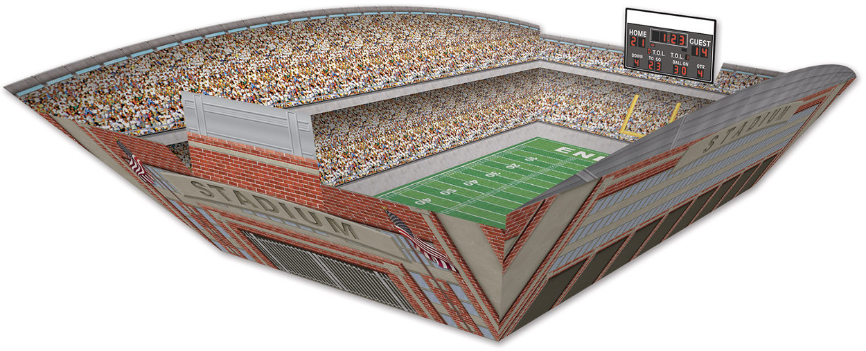 Football Stadium Centerpiece