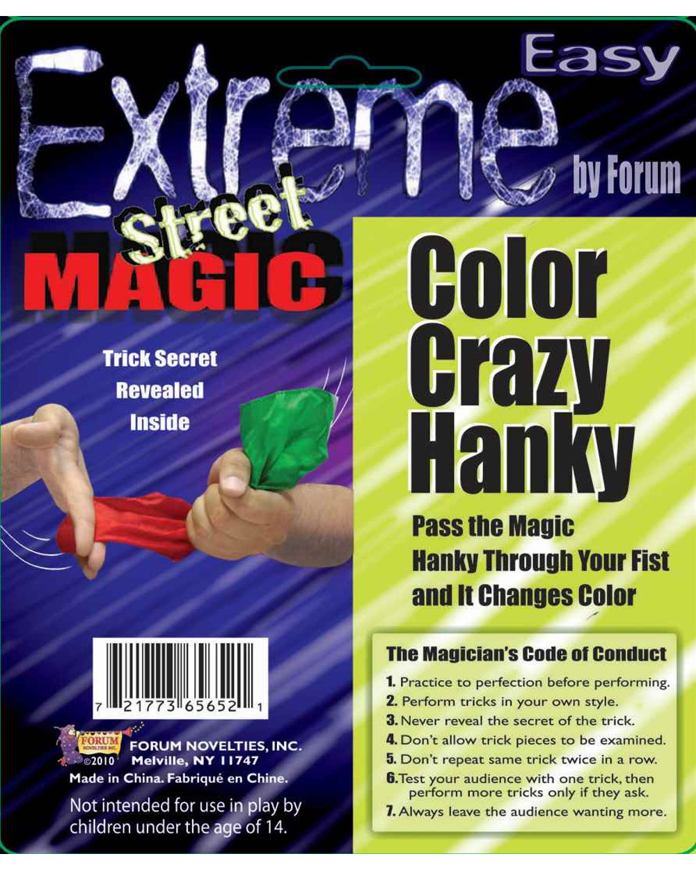 Color Crazy Magic Hanky Trick