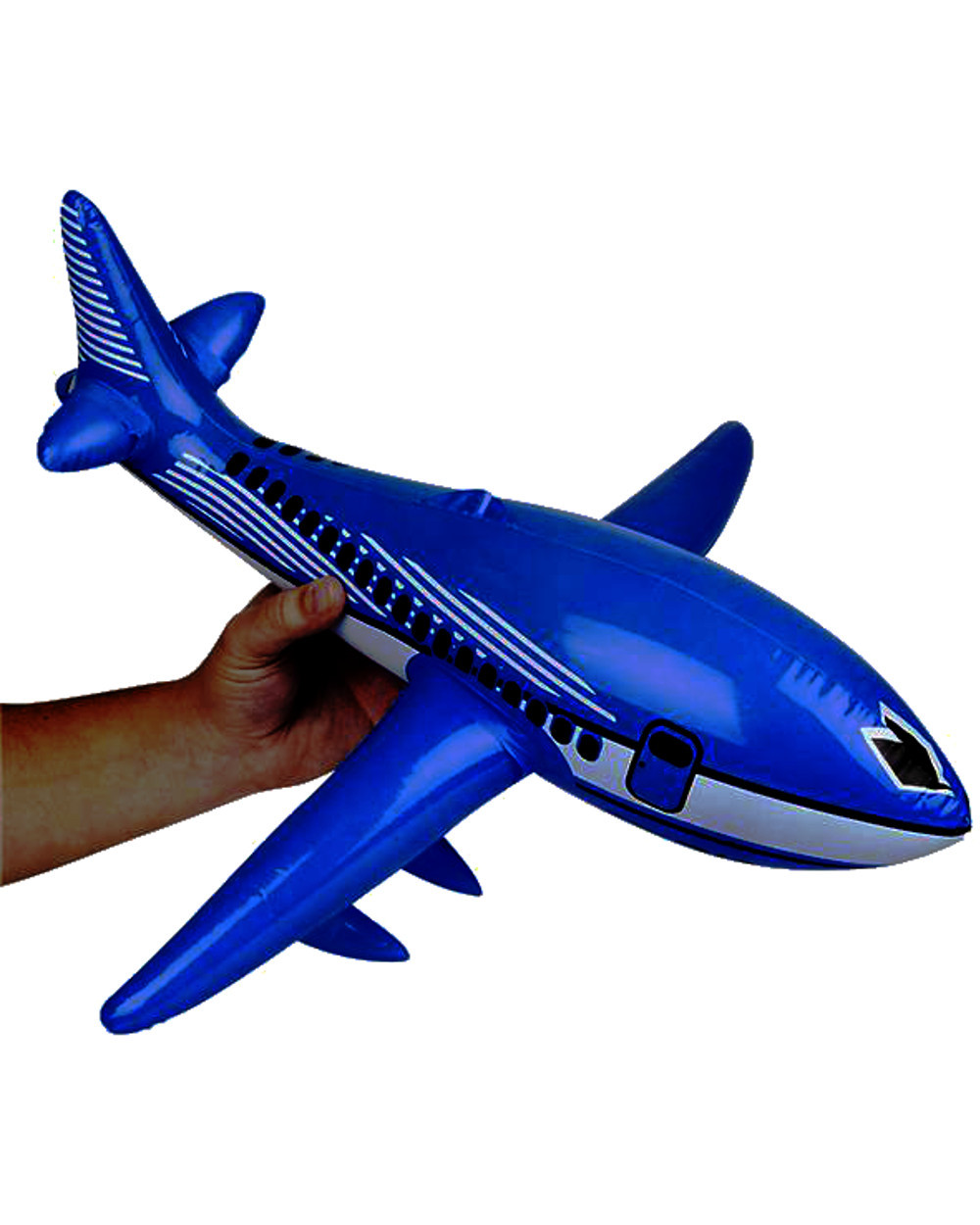 24" Dark Blue Inflatable 747 Airplane