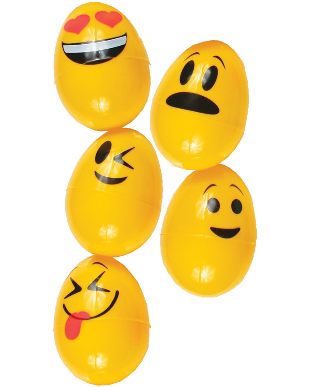 Large 5 Emoticon Face EasterMoji Easter Eggs