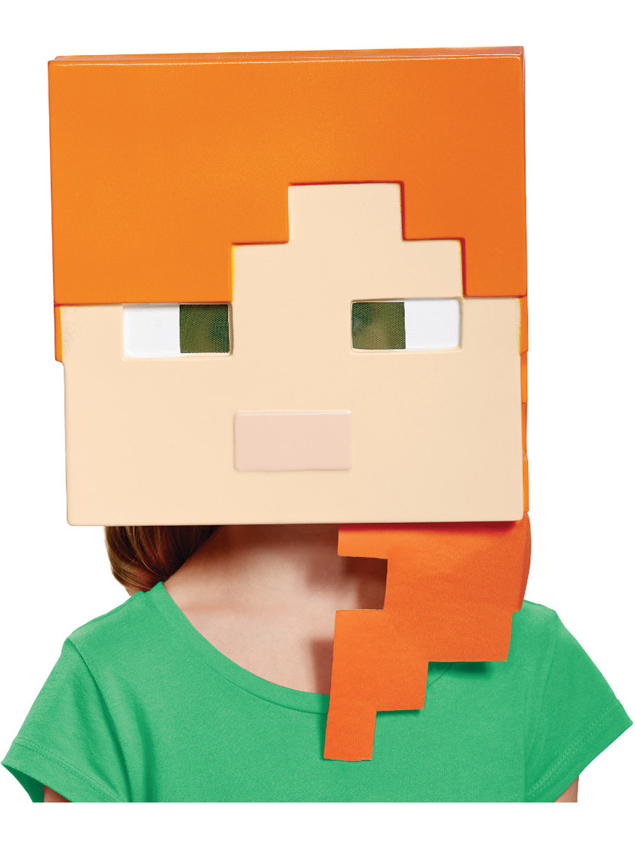 Kid's Minecraft Alex Mask