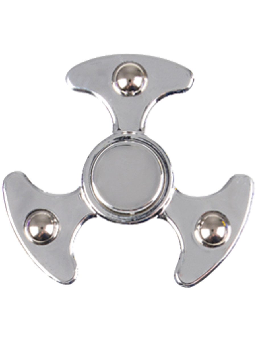 Metallic Silver UFO Fidget Spinner