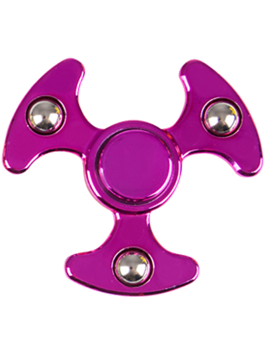 Metallic Pink UFO Fidget Spinner