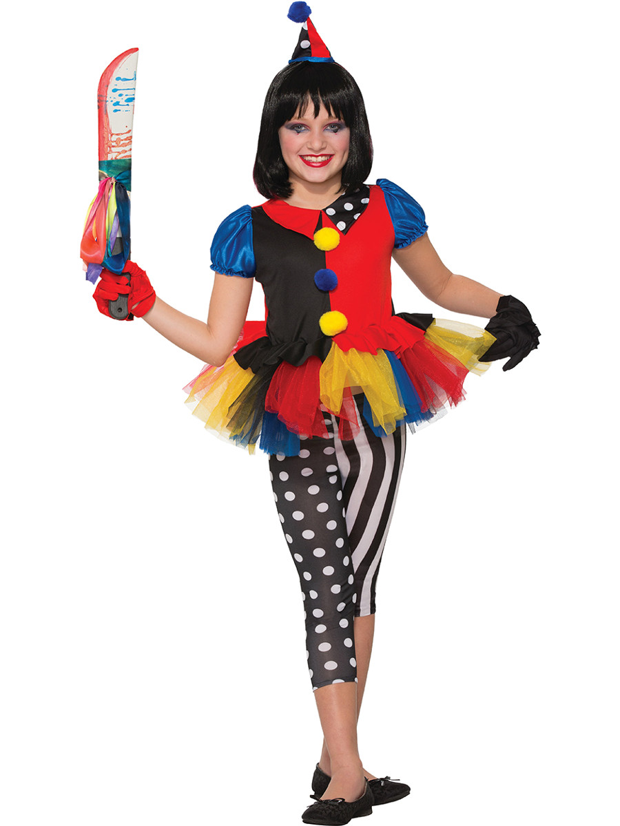 Mens Evil Clown Costume Set