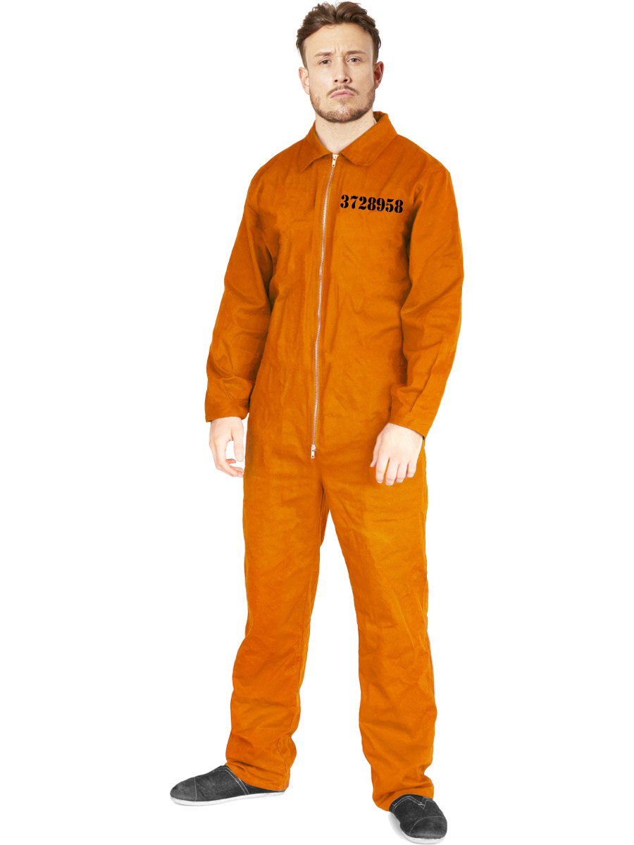 Most Wanted Criminal Prisoner Men s Costume Most Wanted Criminal Prisoner Men s Costume