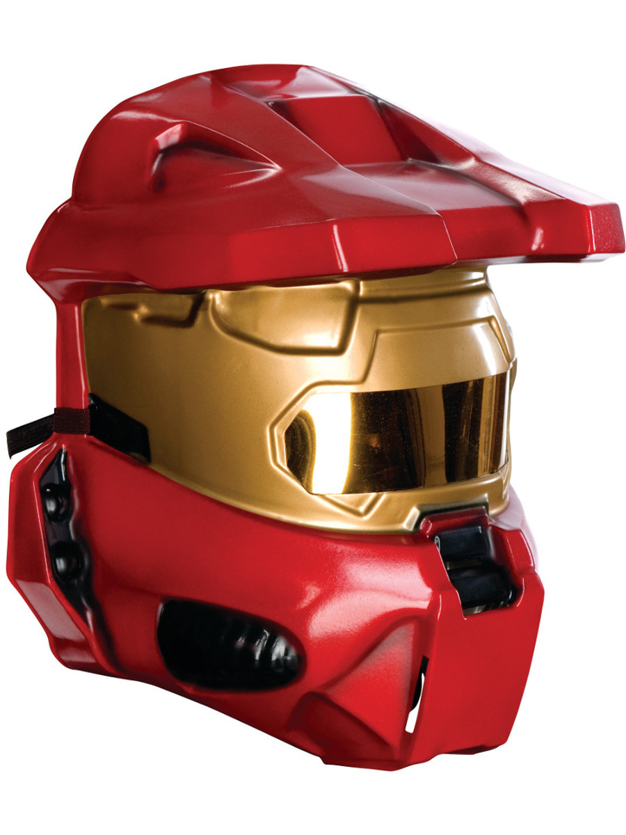 Men's Halo Red Spartan Vacuform Mask