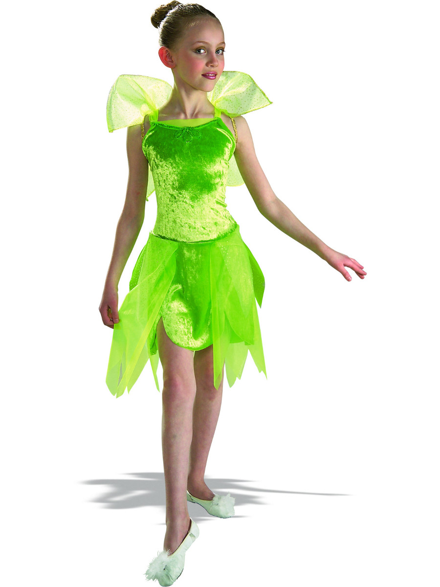 Kids Tinkerbell Fairy Pixie Costume