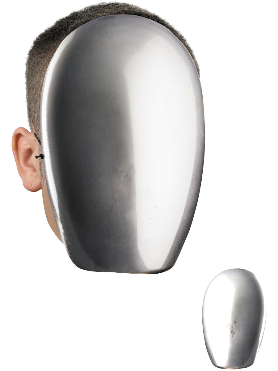 Silver Face Mask