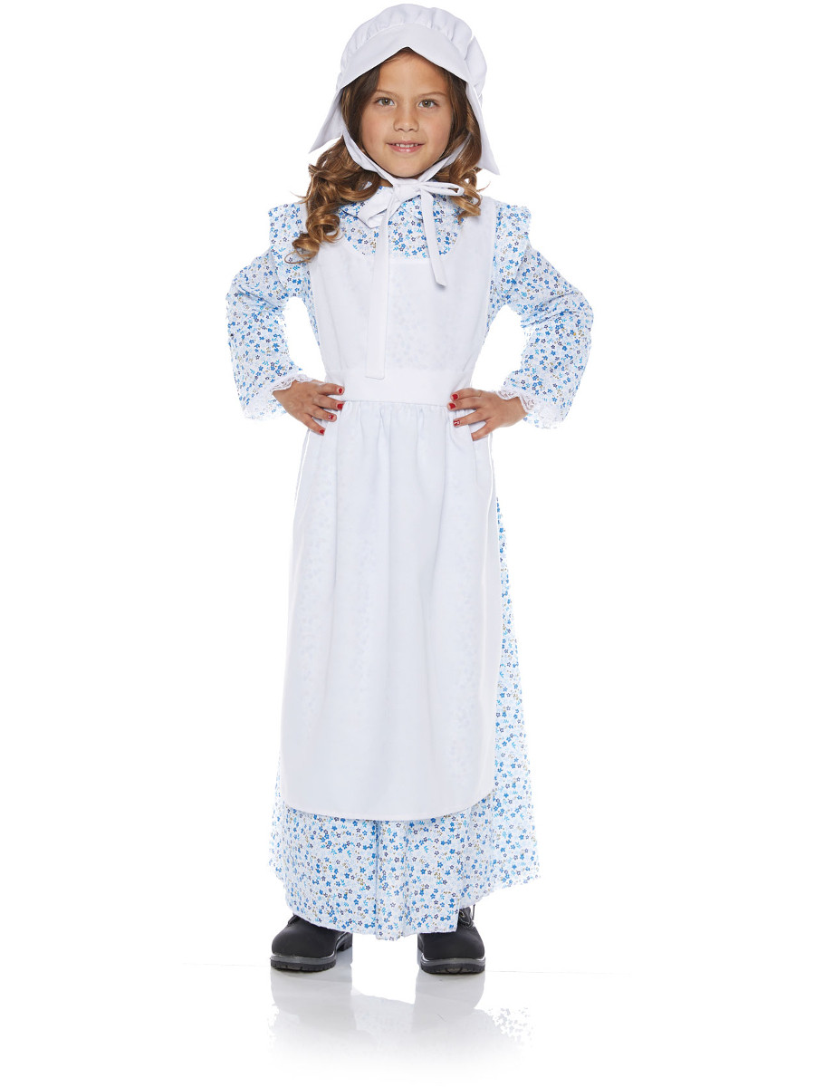 American Colonial Girls Costume Dress