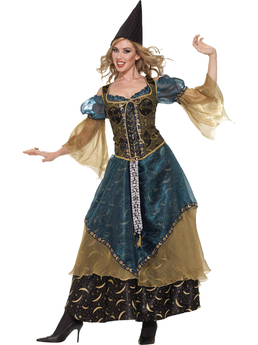 Medieval Wizardess Women's Costume