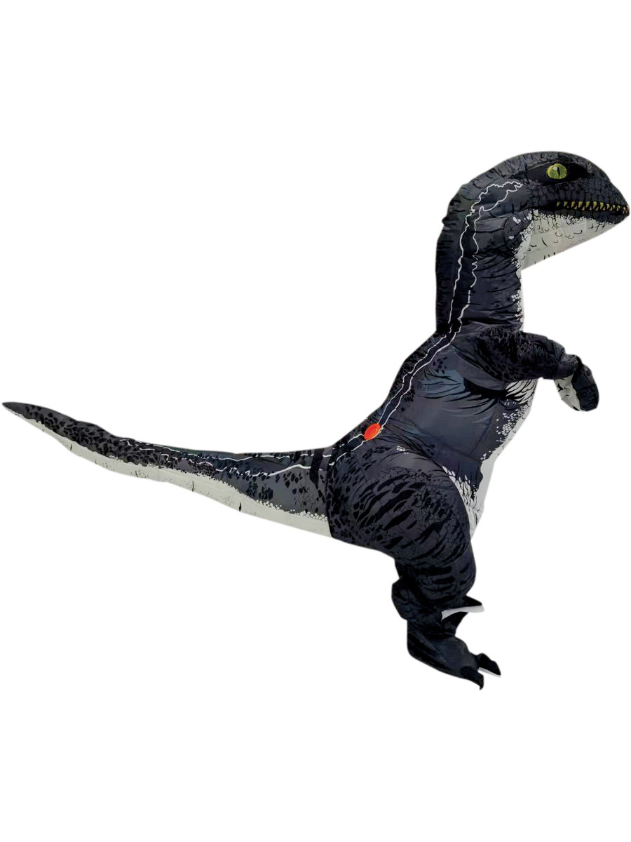 Inflatable Photo Real Dinosaur Velociraptor Adult's Costume