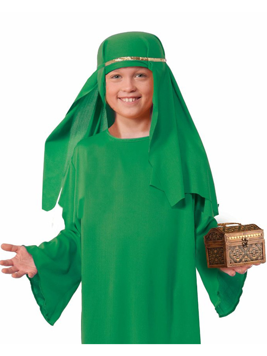 Kids Green Wiseman Sheik Hat