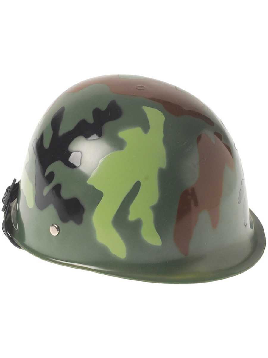 Kid's Plastic Camouflage Army Helmet