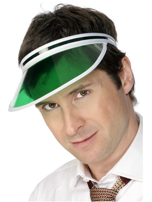 Green Tinted Poker Visor Hat