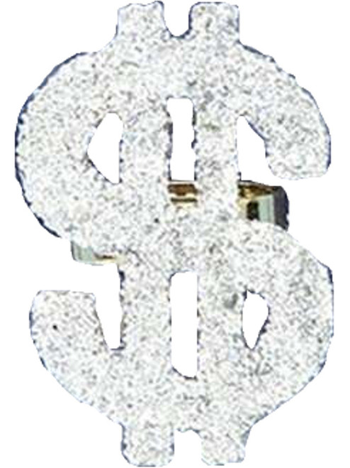 Costume Rapper Bling Gold & Diamond GANGSTA Ring