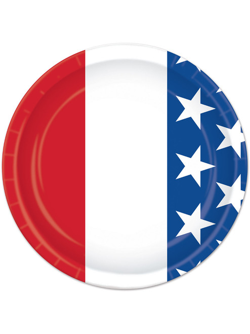 Patriotic American Themed Plates