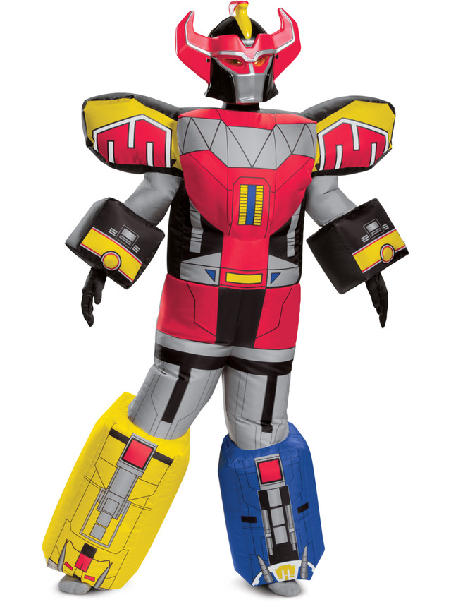 Kid's One Size Inflatable Mighty Morphin Power Rangers Megazord Costume