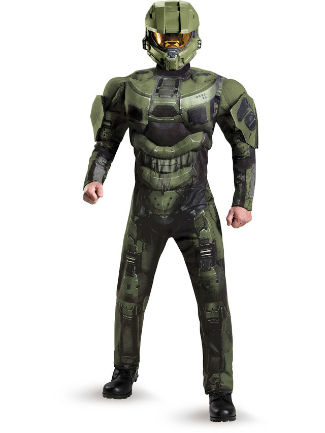 Master Chief Halo Deluxe Muscle Costume