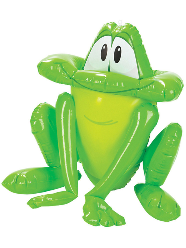 18" Inflatable Frog Decoration