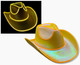 Adult's Deluxe Yellow Cowboy Hat