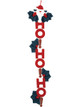 Ho Ho Ho Cloth Banner Hanging Christmas Decoration