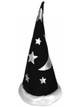 Unisex Renaissance Costume Merlin Wizard Black Hat