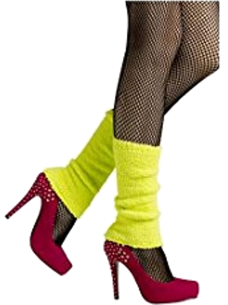 Adult's Green 80’s Leg Warmers