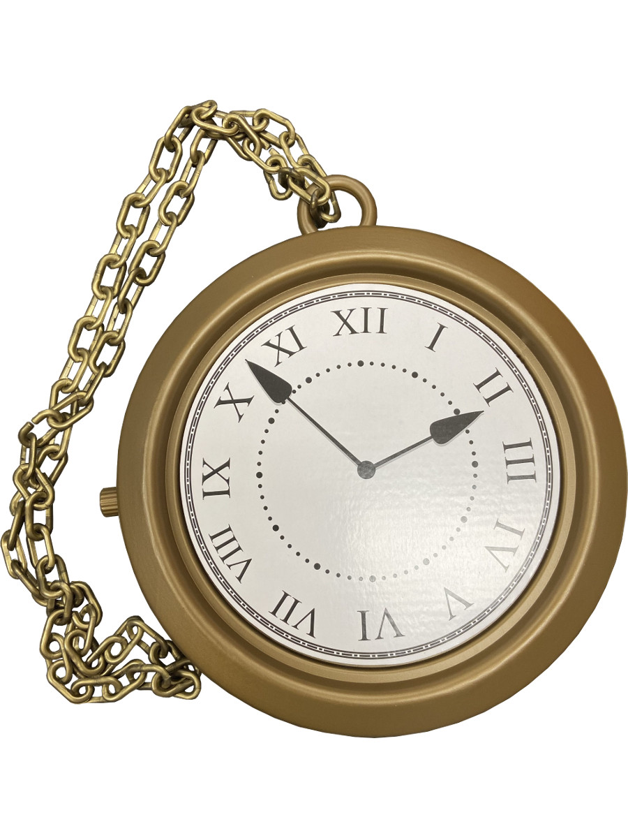 Rapper Clock Necklace Costume Accessory